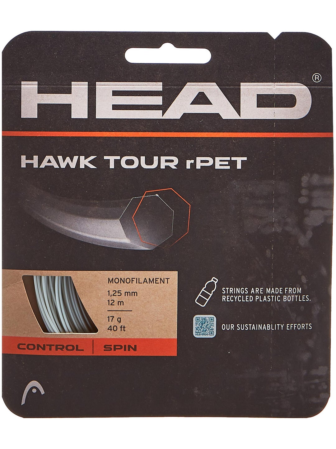 Head Hawk Tour rPET 1.25/17 String | Tennis Warehouse Europe