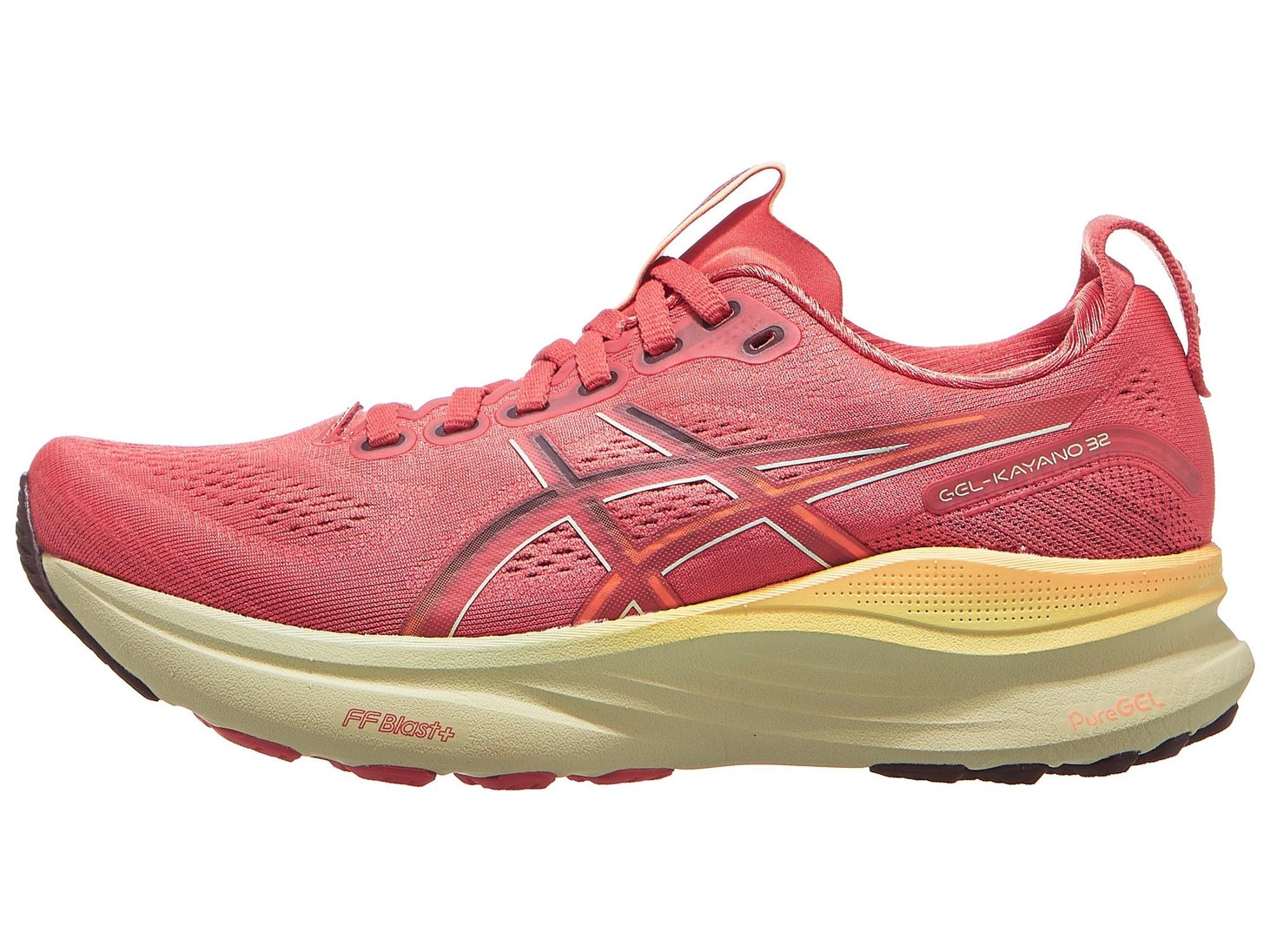 ASICS Gel Kayano 32 Women's Shoes Dark Pink Clay/Curran | Total Padel