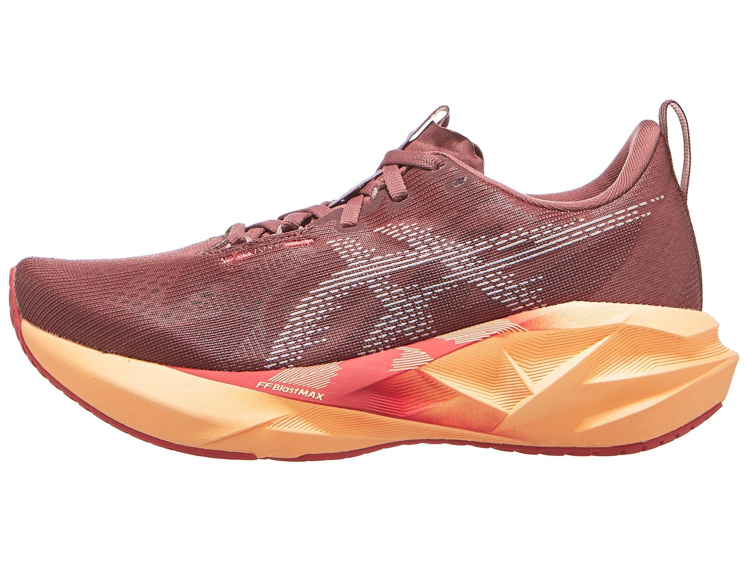 ASICS Novablast 5 Damen Laufschuhe Rubble Red/Fawn | Tennis Warehouse ...