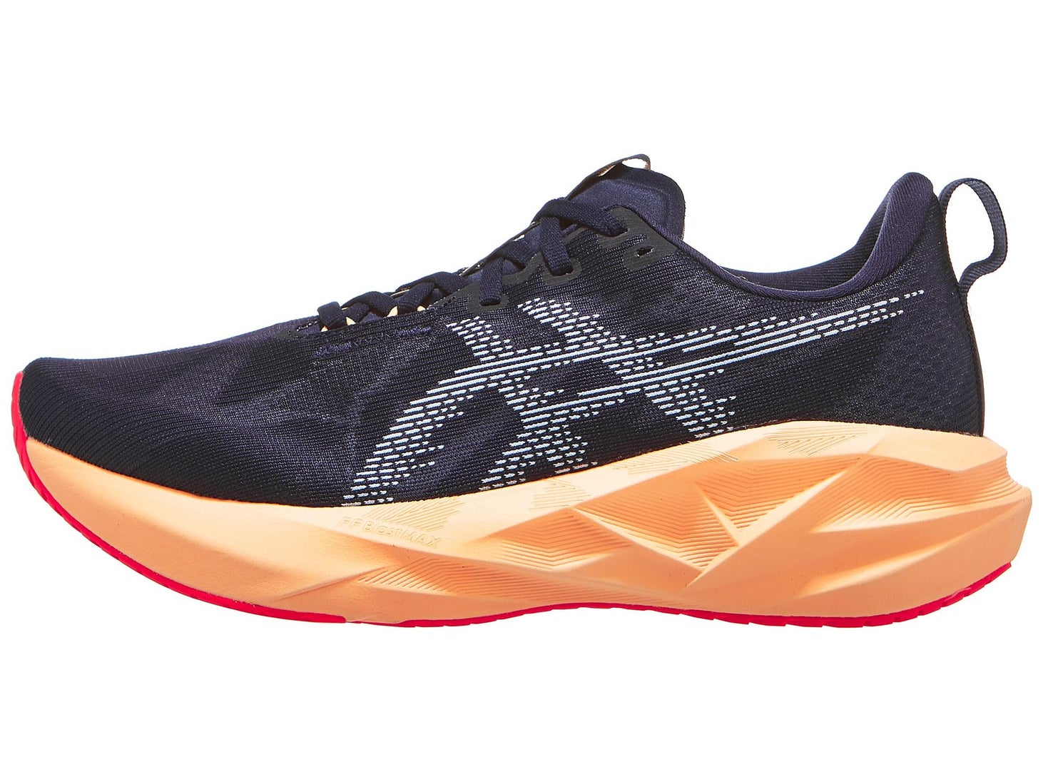 ASICS Novablast 5 Men's Shoes Midnight/Orange Glow | Tennis Warehouse ...