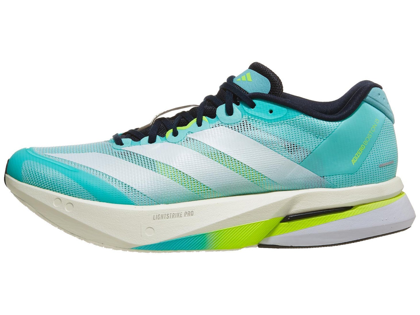 Chaussures Homme adidas adizero Boston 13 Flash Aqua/White | Tennis ...