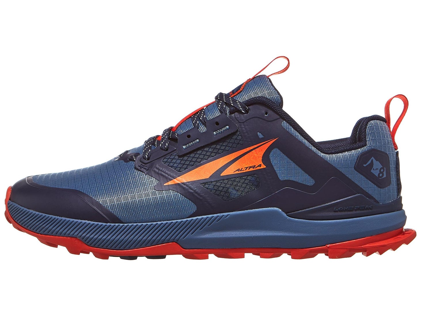 Altra Lone Peak 8 Men's Shoes Blue/Orange | Tennis Warehouse Europe