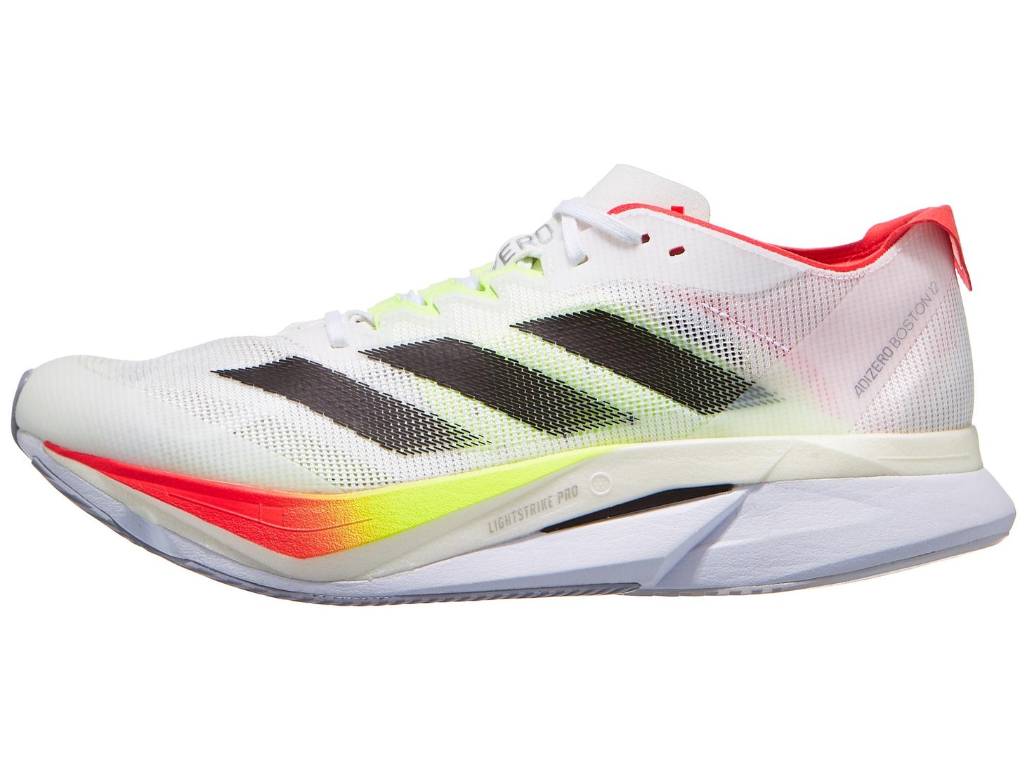 Scarpe adidas Adizero Boston 12 White/Lucid Red Uomo | Total Padel
