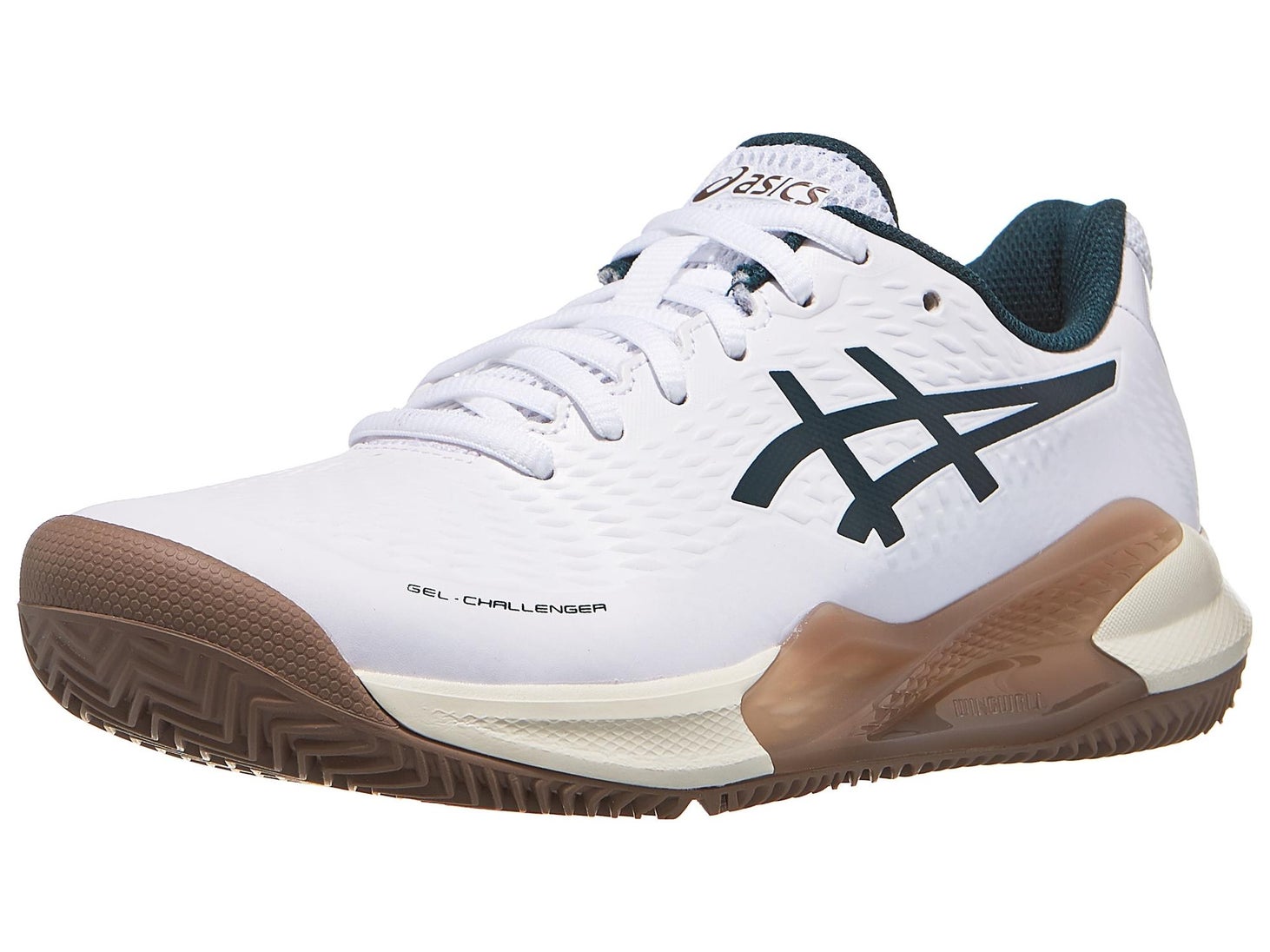 Asics Gel Challenger 14 Clay White/Green Men's Shoes | Total Padel