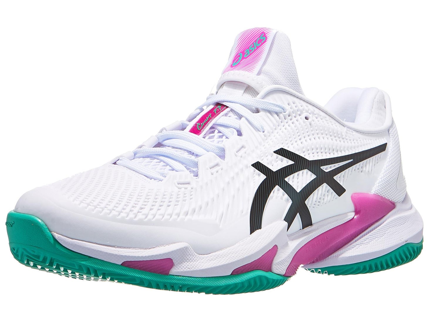 Asics Court FF 3 Clay White/Digital Sakura Men Shoes | Tennis Warehouse ...