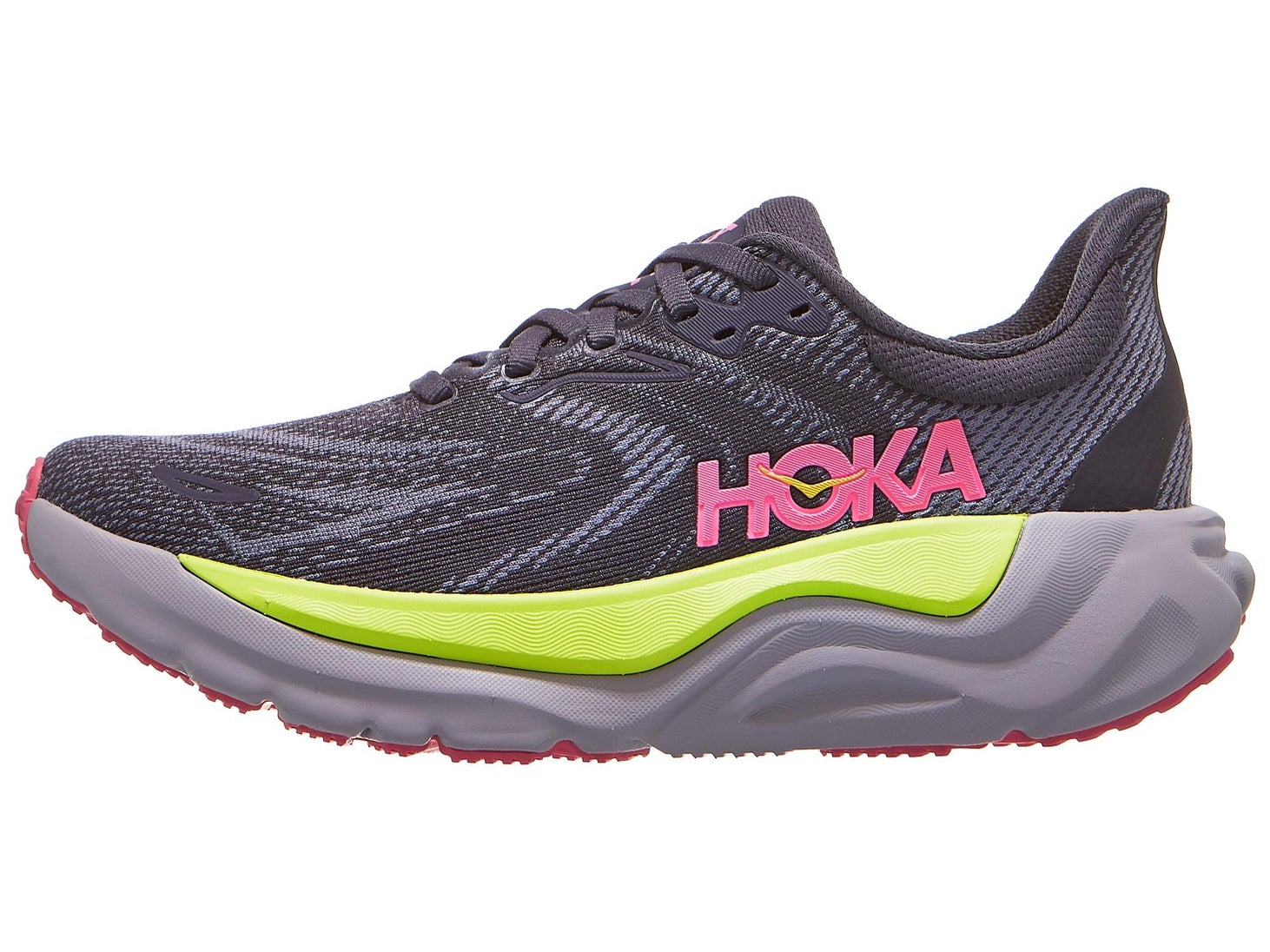HOKA Arahi 8 Women's Shoes Charcoal Grey/Grey Skies | Tennis Warehouse ...