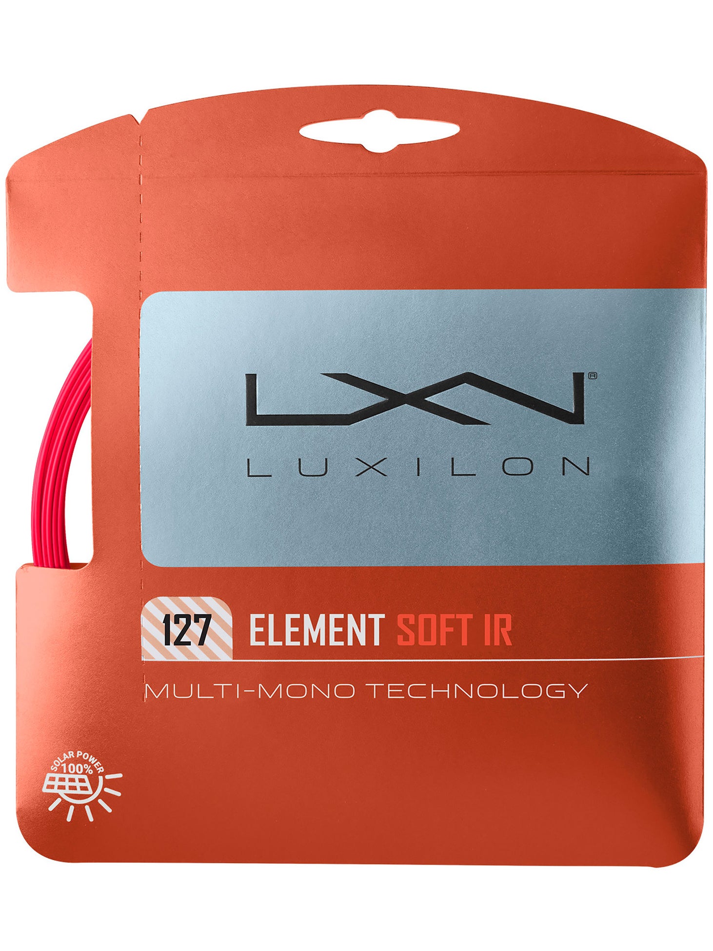 Luxilon Element Soft IR 1.27 Red String | Tennis Warehouse Europe