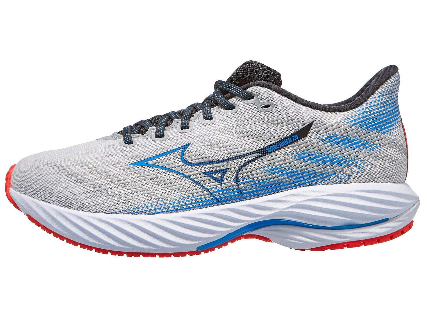 Zapatillas hombre Mizuno Wave Rider 28 Nimbus Cloud/Azul/Rojo | Tennis Warehouse Europe