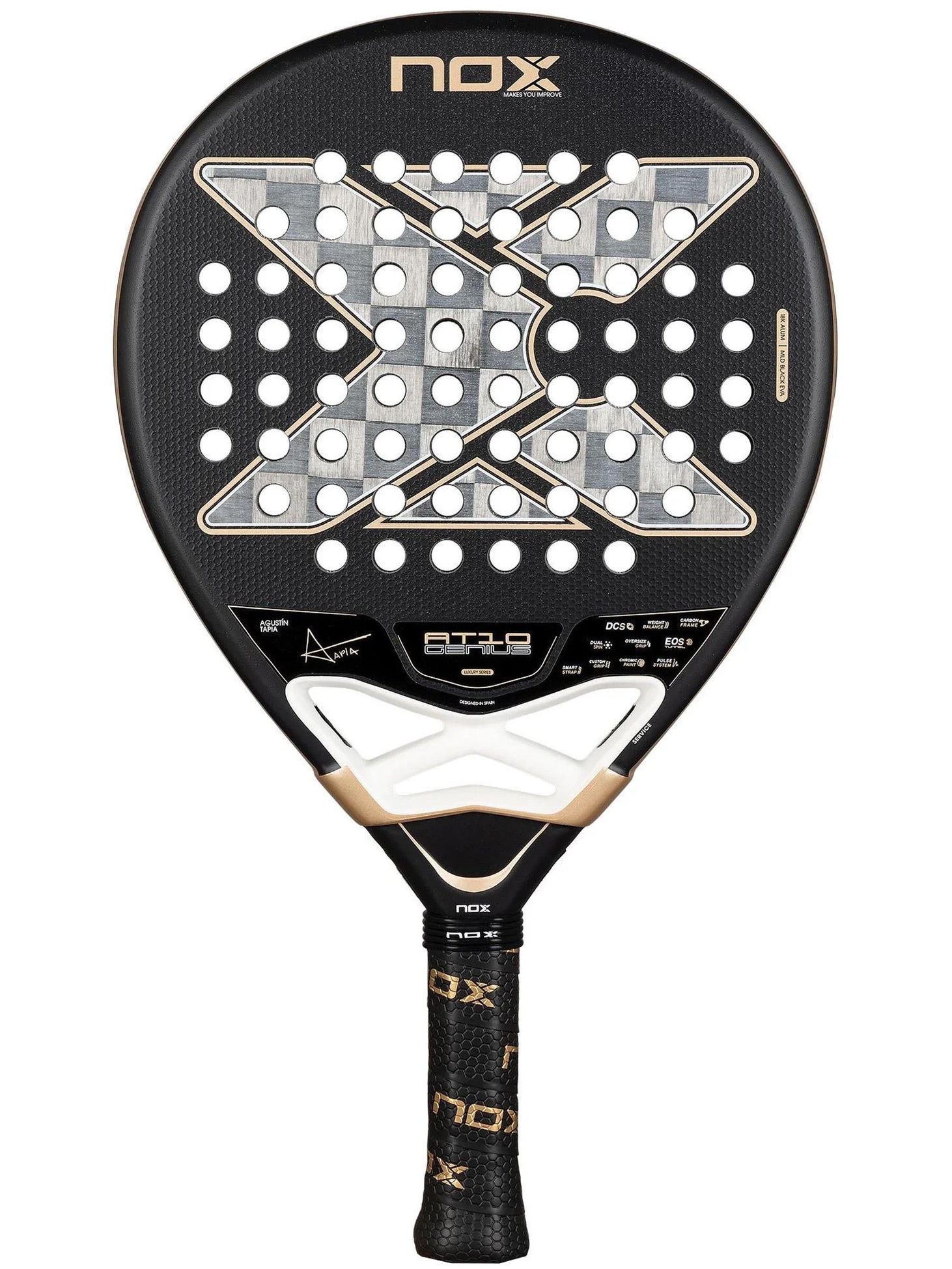 Nox AT10 Genius 18K Agustin Tapia Padel Racket (2026) | Tennis ...
