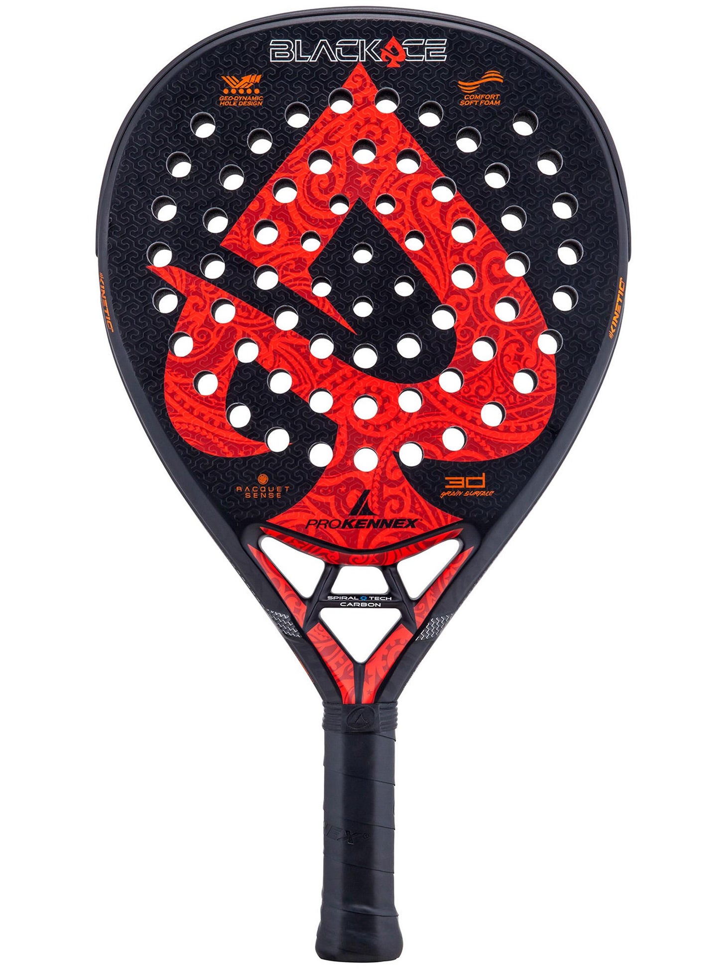 Racchetta Pro Kennex Kinetic Black Ace Red | Tennis Warehouse Europe