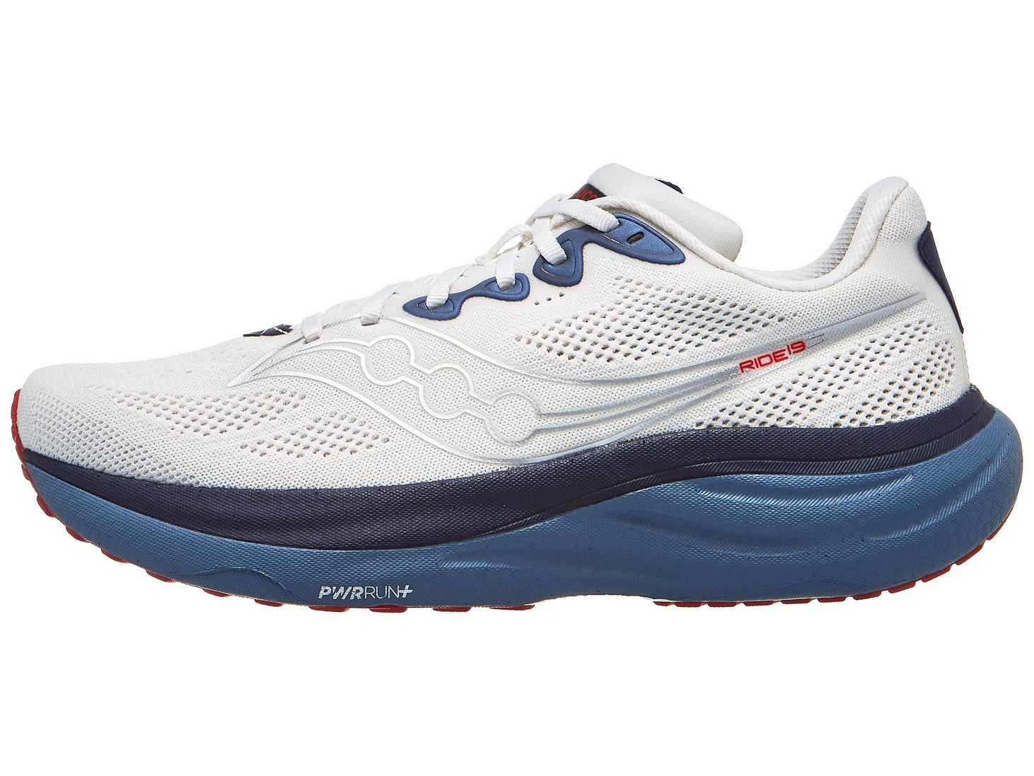 Saucony Ride 19 Men's Shoes Ivory/Storm | Tennis Warehouse Europe