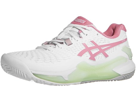 Asics Gel Resolution 9 Padel White/Punch Women's Shoes | Tennis ...