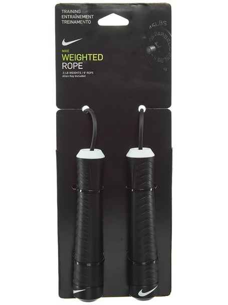 Nike Fundamental Weighted Rope Black/White | Tennis Warehouse Europe