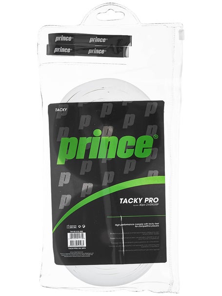 Prince TackyPro 30 Pack Overgrip White | Tennis Warehouse Europe