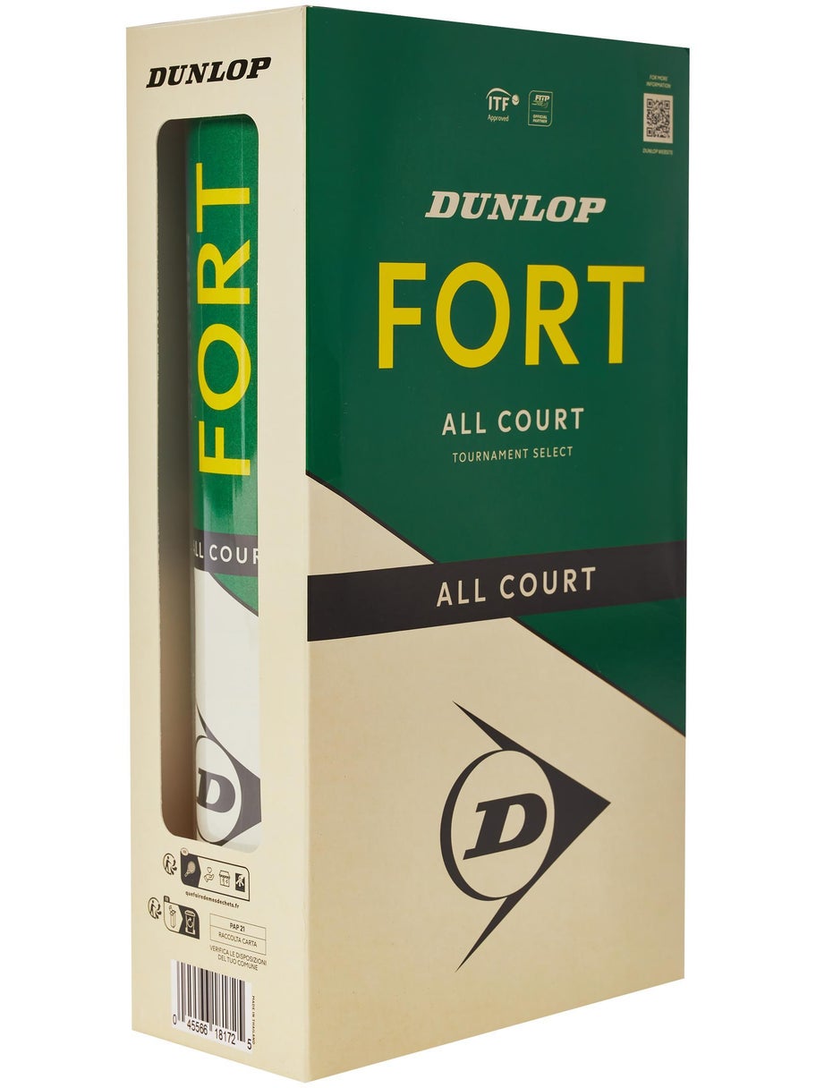 Dunlop Fort All Court Bi-Pack Tennis Ball | Tennis Warehouse Europe